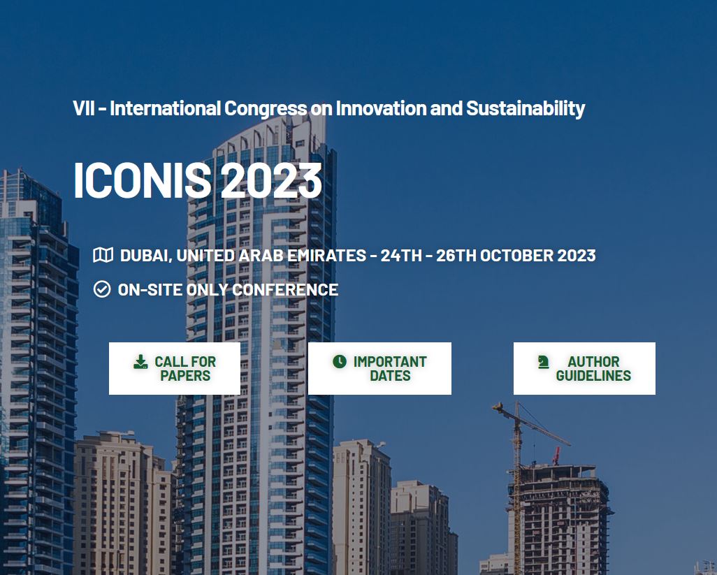 VII International Conference on Innovation and Sustainability (ICONIS ...